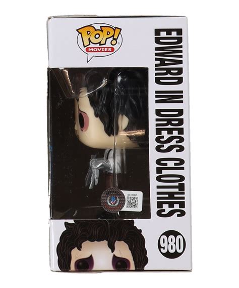 Johnny Depp Signed Edward Scissorhands Edward In Dress Clothes Funko Pop Vinyl Figure