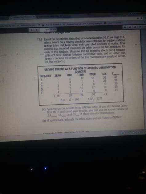 Solved 177 Recall The Experiment Described In Review