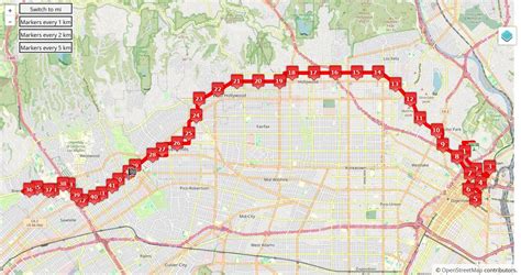 Los Angeles Marathon 2026 3d Course Video Of 42 195 Km