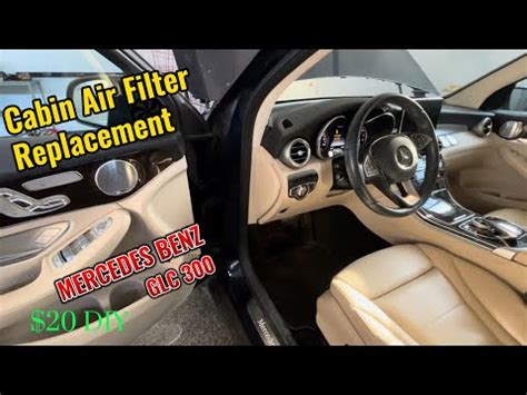 How To Replace The Cabin Air Filter Of A Mercedes Glc With Video