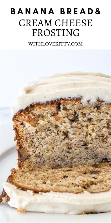 Banana Bread With Cream Cheese Frosting Artofit