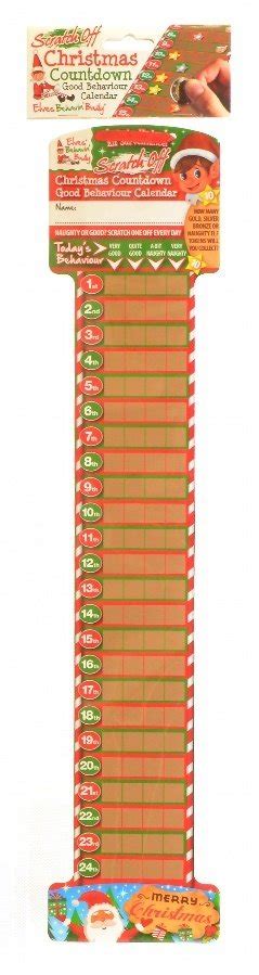 500002 Elf Scratch Card Count Down 38139 Christmas Calendars