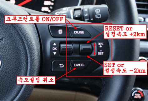 올뉴카니발 크루즈컨트롤 사용방법 네이버 블로그