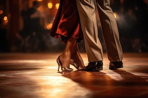 A Picture Of A Man And A Woman Dancing On A Dance Floor Suitable For