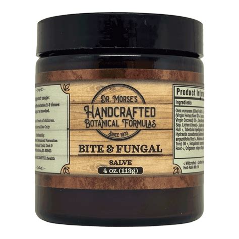 Bite And Fungal 4oz Salve Hbf Handcrafted Botanical Formulas