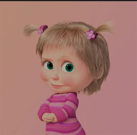 Masya And The Bear Imut Gambar Kartun