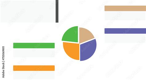 Editable Donut Or Data Pie Chart Blank Elementsinfographic Elements