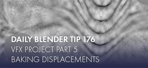 Daily Blender Tip 176 Baking Displacements Blendernation