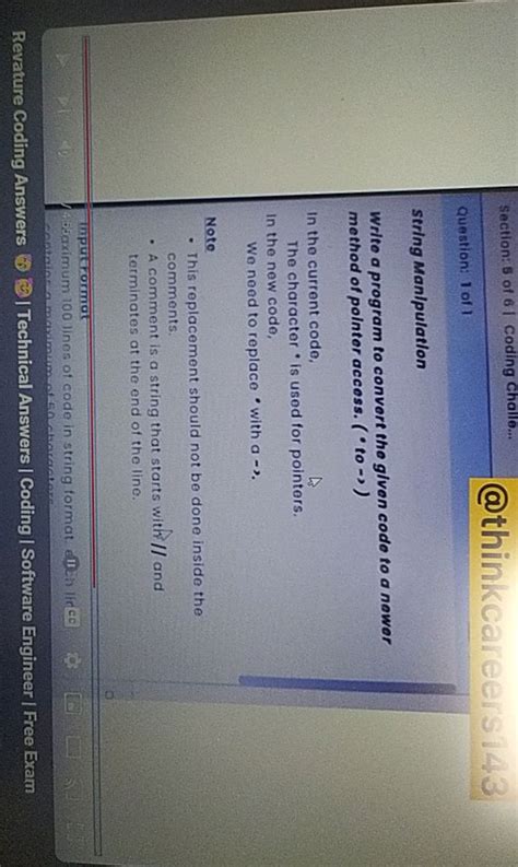 Section Of I Coding Challe Question Of Studyx