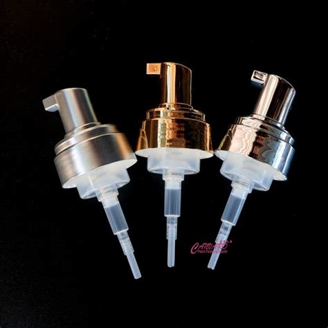 42mm Gold Silver Foam Pump Dispenser Canvard Packaging International