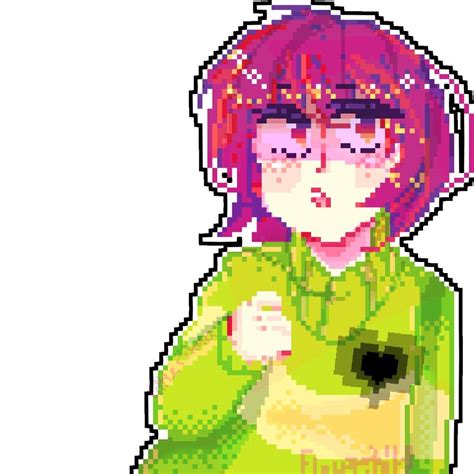 Heartless Chara Pixel Art • Undertale Amino