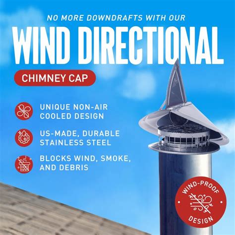 Non Air Cooled Wind Directional Chimney Cap Chimcare