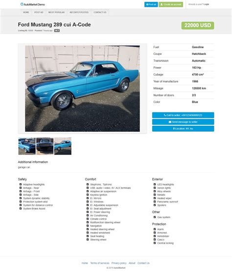 AutoMarket Car Classifieds Script PHP By Exchangesoftware Codester