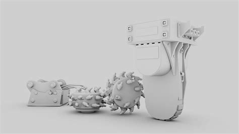 Crusher Machine Drum Cutter Flippednormals