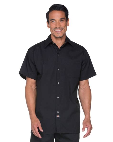 Dickies Chef Dc60 Unisex Poplin Short Sleeve Cook Shirt