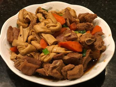 【百叶结烧排骨图片】宁萌妈咪elaine下厨房