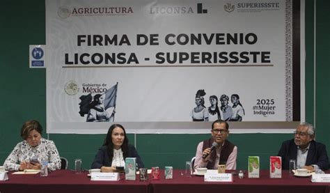 Firman SuperISSSTE Y Liconsa Convenio Para Garantizar El Acceso A Leche