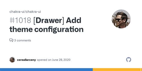 Drawer Add Theme Configuration · Issue 1018 · Chakra Uichakra Ui