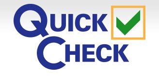 Quick Check EQASCE