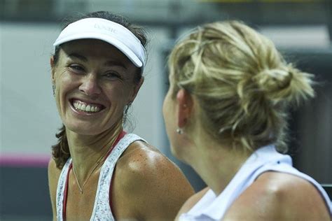 Martina Hingis Before Her Fed Cup Tie Vs Poland In 2015 Wta Hingis