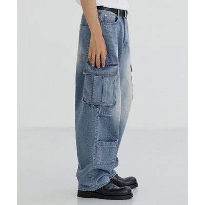 브랜디드 Branded Utility Cargo Denim 팬츠 Light Blue 185371 32 에누리 가격비교