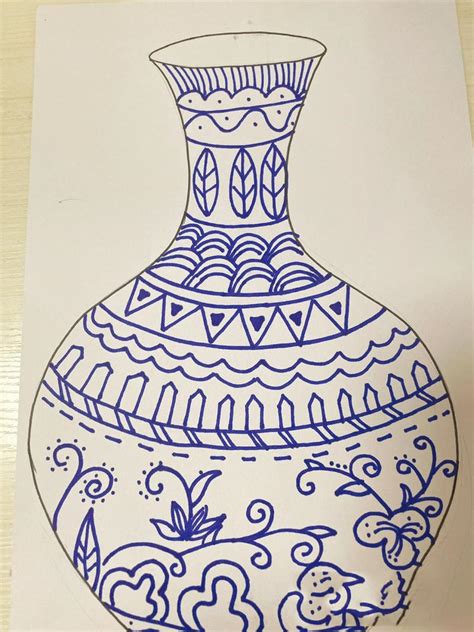 青花瓷又简单又好画简笔画简单（共15张） 简笔画图片大全