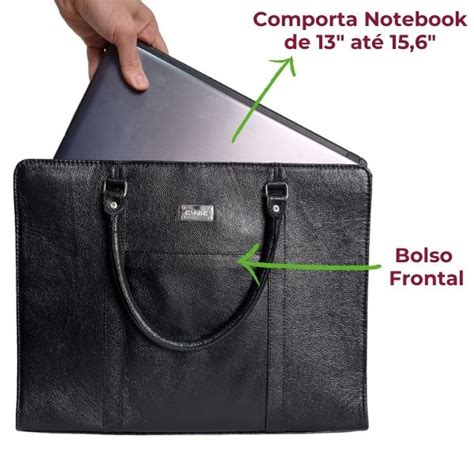 Bolsa Notebook De Couro Grande Hb772 Hamish