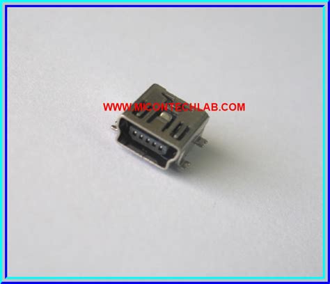 1x Mini Usb Type B Female 5 Pin Smd Smt Socket Connector ตัวแทน