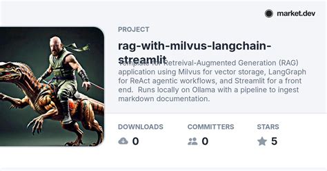 Rag With Milvus Langchain Streamlit Ecosystem Directory Marketdev