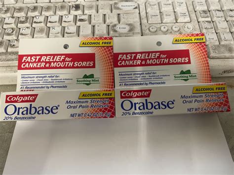 2x Colgate Orabase Paste Alcohol Free Soothing Mint Discontinued Ite Please Read Ebay