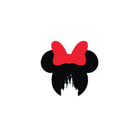 Minnie Head Castle Svg Disney Mickey Mouse Svg Mickey Clip Inspire