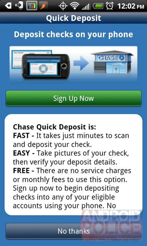 Official Chase Mobile Android App With Online Check Deposits Hits The Market Hands On