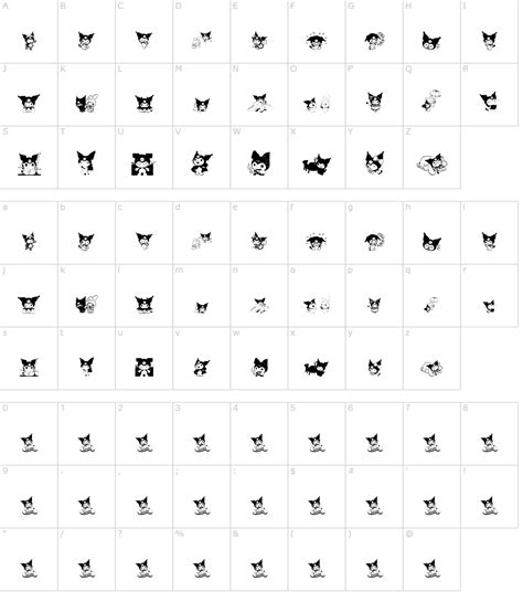 Kuromi Dingbats Font Download