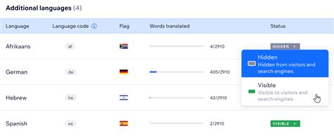 Wix Multilingual Managing Languages In A Multilingual Site Help