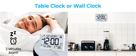 Hodik Atomic Clock With Indoor Outdoor Temperature Wireless