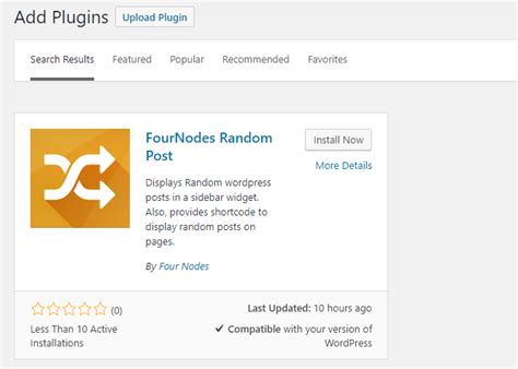 Displays Random Wordpress Posts In A Widget Fournodes Wp Missing