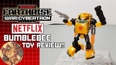 Transformers War For Cybertron Netflix Bumblebee Toy Review Youtube