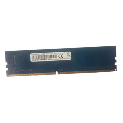 4Go RAM DDR4 PC4 19200U RAMAXEL RMUA5120MB86H9F 2400 01AO804 DIMM PC