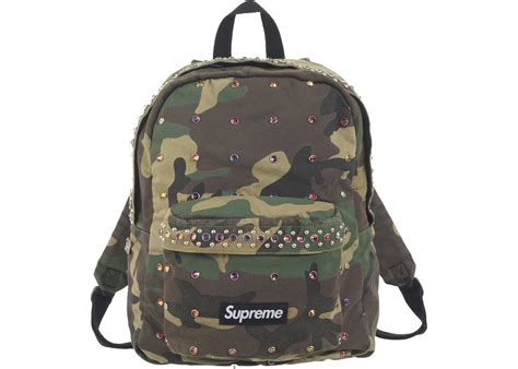 Supreme B B Simon Denim Backpack Woodland Camo Ss25 Us