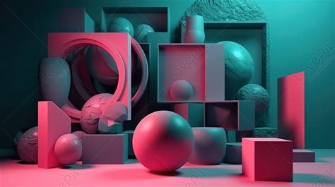 생생한 색상 팔레트 및 3d 추상 기하학적 장면 전시를 위한 이상적인 그래픽 배경 제품 디스플레이 배경 색상 배경 추상적 배경 이미지 Hd 제품 디스플레이 색상