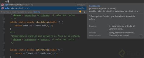 Javadoc En Funciones
