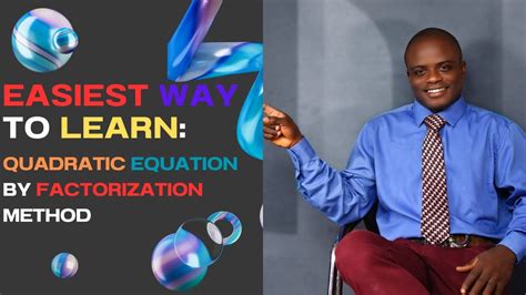 Mathematics Solved Problems On Quadratic Equation Using Factorization Method Ss2 Youtube