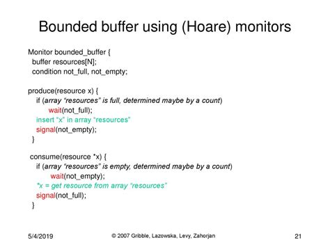 Cse 451 Operating Systems Winter Module 7 Semaphores And Monitors Ppt Download