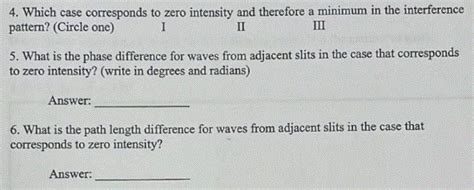 Solved Part II Phasor Diagrams Demystified In Interference Chegg