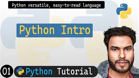 01 intro to python python tutorial youtube