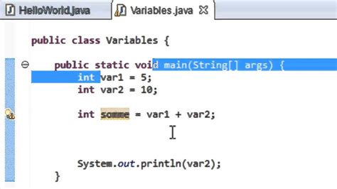 Programmer En Java Débutant 7 Opérations Arithmétiques Sur Les Variables Youtube
