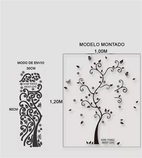 Adesivo Decorativo Árvore Genealógica Para Fotos De Família Parcelamento sem juros