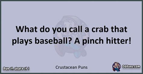 240 Shell Tastic Crustacean Puns Cracking The Clawful Code