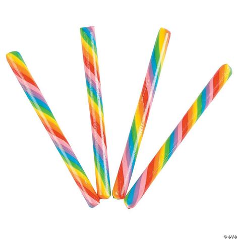 Rainbow Candy Sticks 960 Pieces Party Supplies Candy Buffets