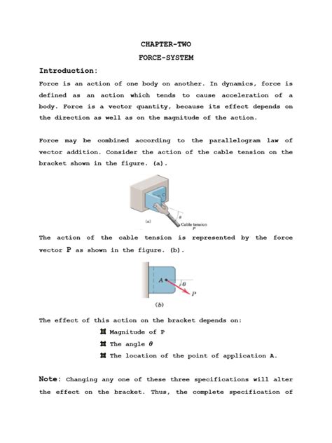Chapter Two Part 1 1 1 Pdf Force Euclidean Vector